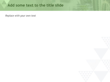 cactus pot - Keynote Template Free|Slides