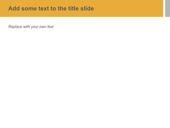 Gray Orange Quadrangled Border - Keynote Template Free