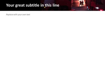 Free Template Design - A Fire Engine