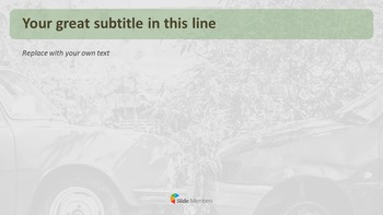 Old Car - PowerPoint Template Free Download