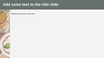 Free PPT Sample - Brunch on a Weekend