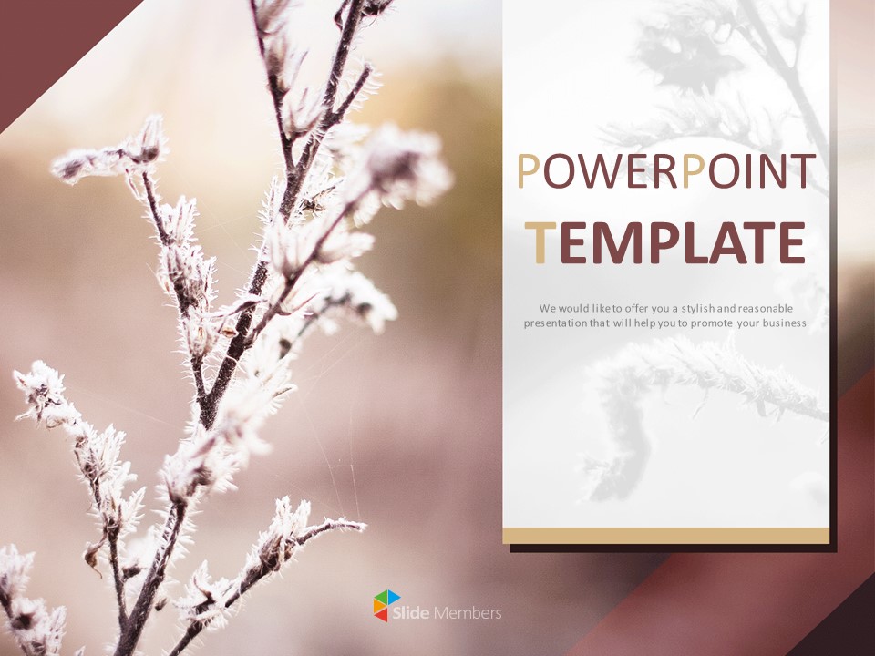At the End of Winter - Free Presentation Templates