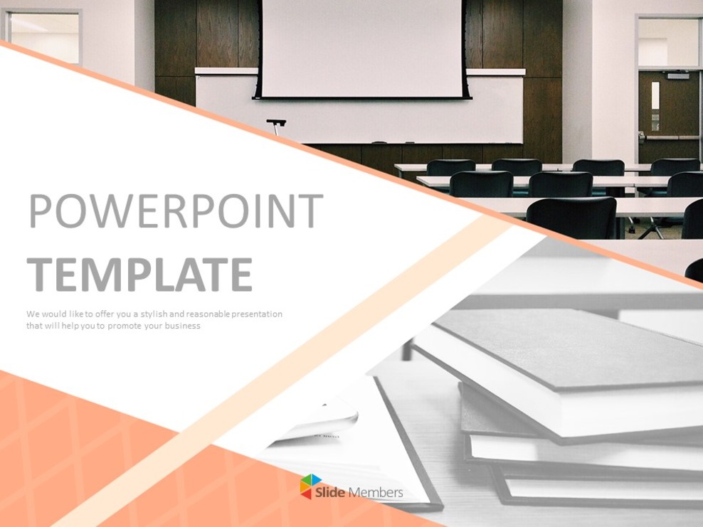 Classroom and Books - Free PPT Sample