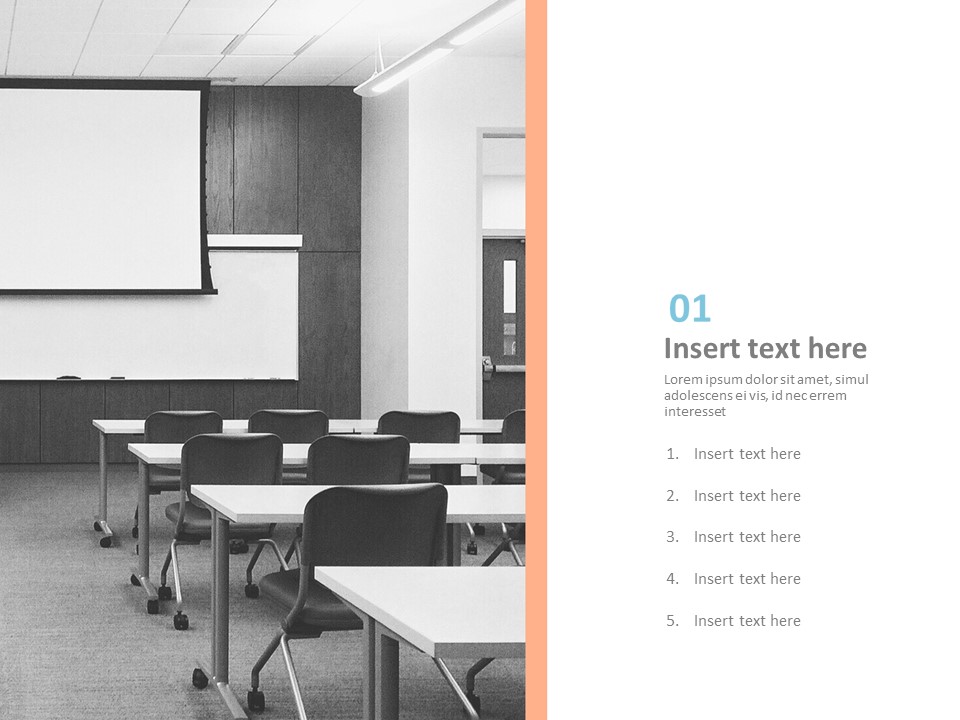 Classroom and Books - Free PPT Sample