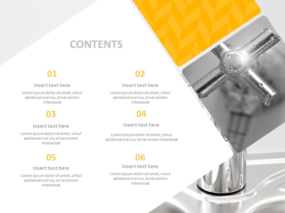 Faucet - Free PPT Template