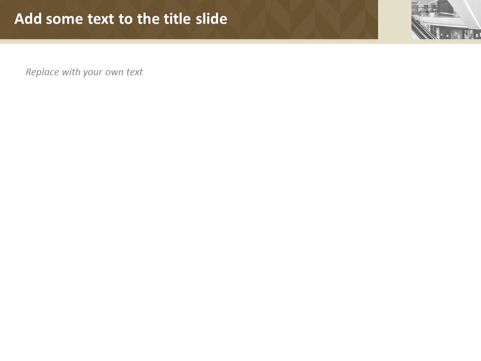 Free Powerpoint Template - Department Store