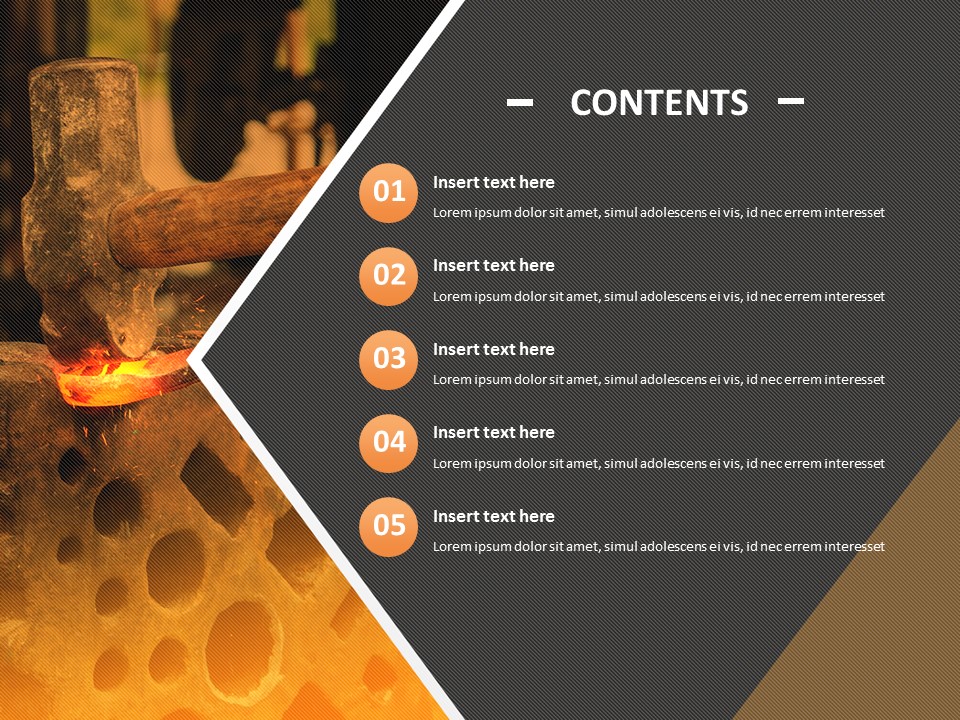 Free PPT Sample - Blacksmith