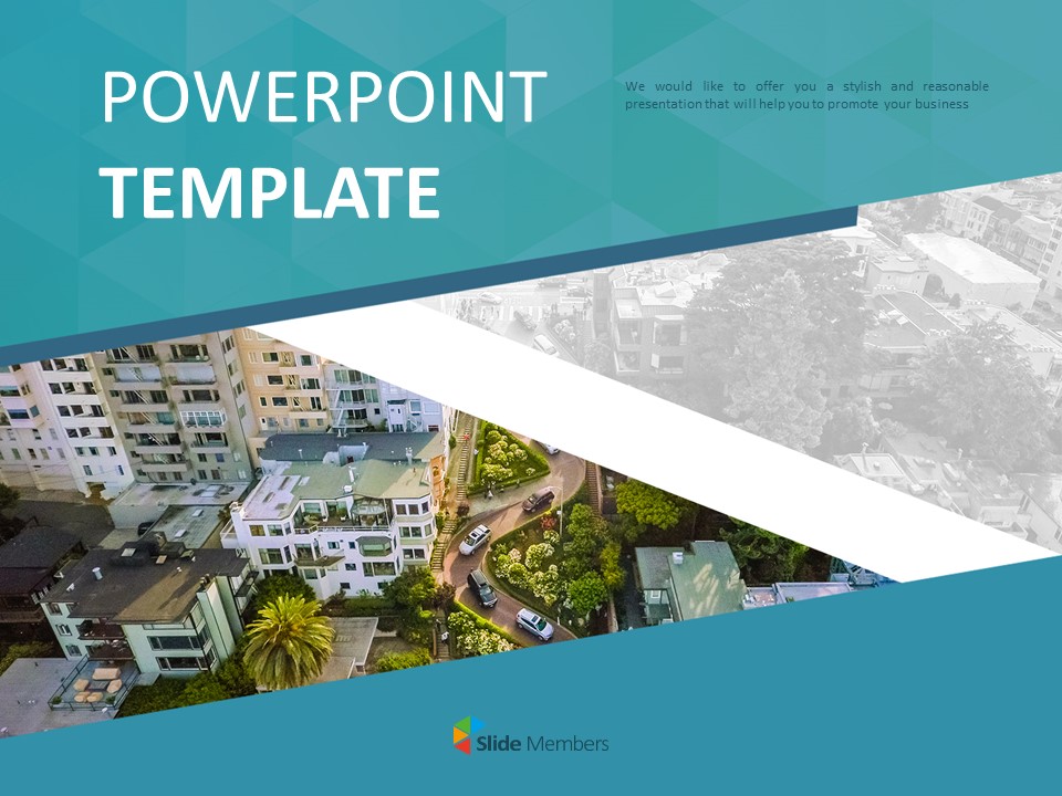 Free PPT Sample - Blue City