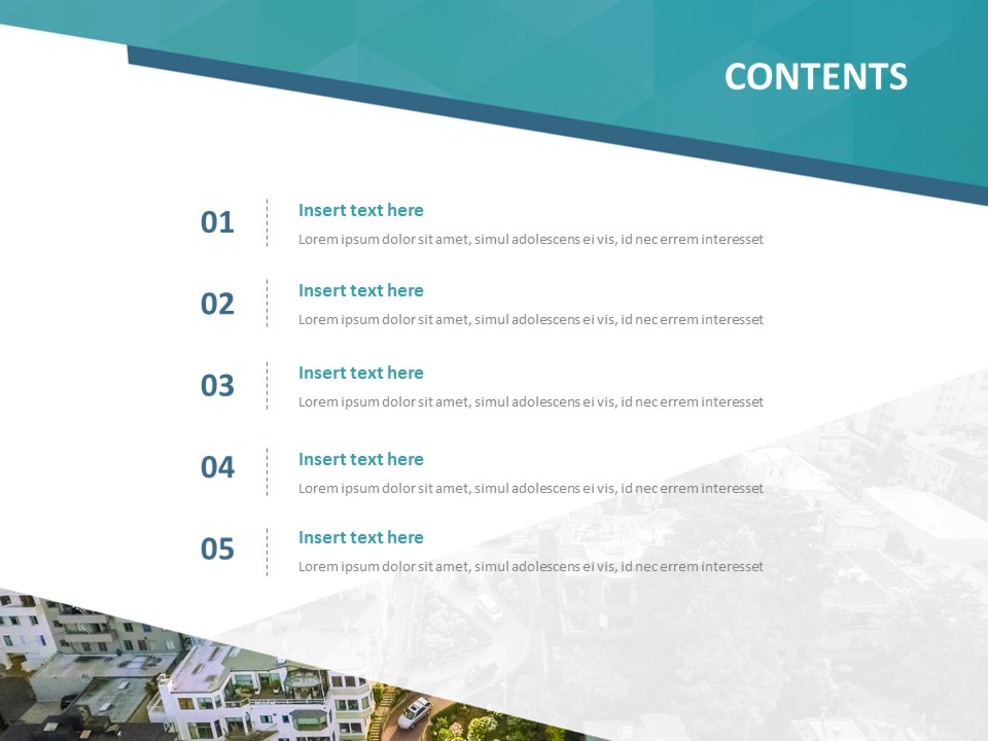 Échantillon PPT gratuit - Ville Bleue