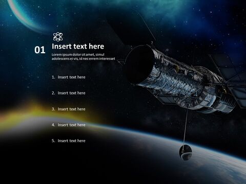 Free PPT Template - Cosmic Science