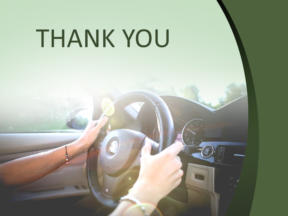 Free PPT Template - Driving