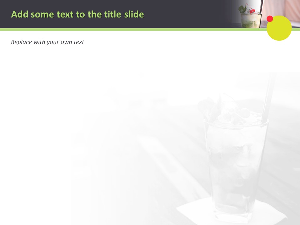 Refreshing Ade - Free PPT Sample