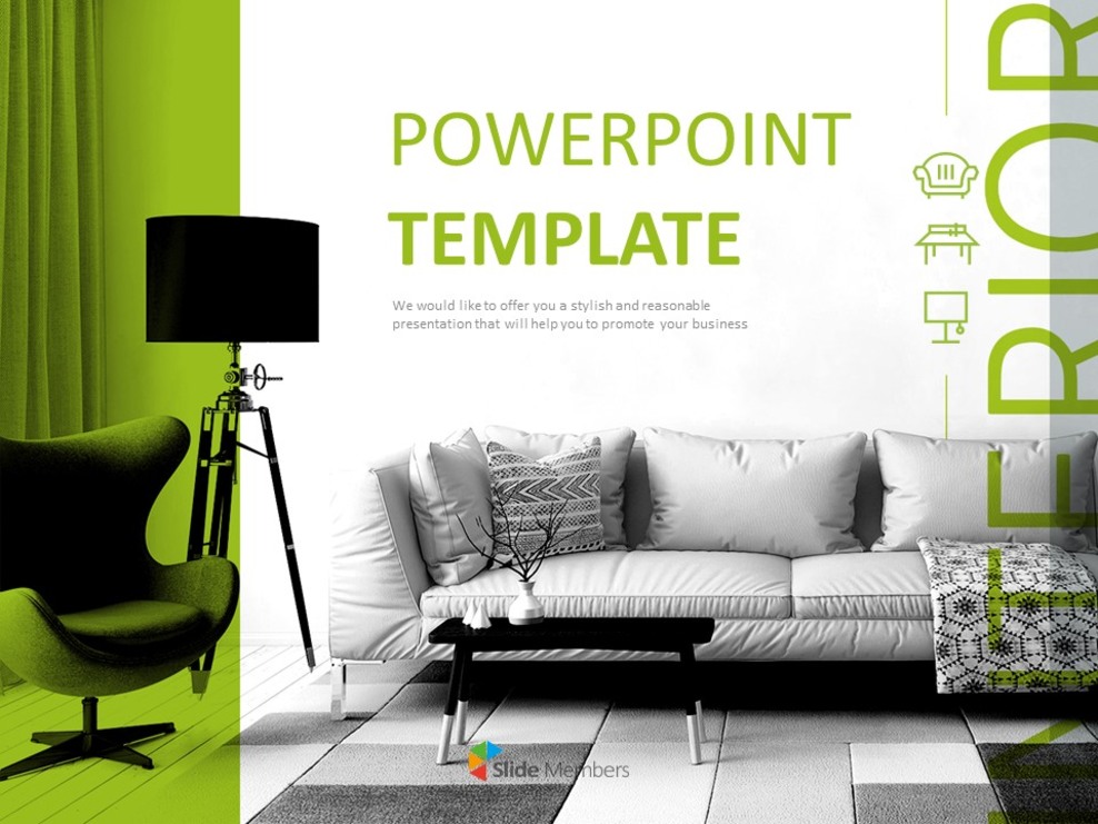 Simple Sofa - Free Presentation Templates