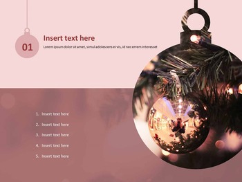 Romantisches Weihnachten - PowerPoint-Vorlagen kostenloser Download