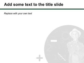 Free Keynote Template - Basic Mathematics