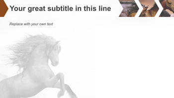 Free Keynote Template - Horse Riding