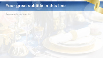 Free Professional Keynote Templates - Table Setting|Slides