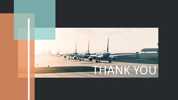 A Plane Taking Off - Free Presentation Template