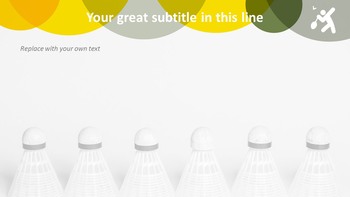 Badminton - Google Slides Free