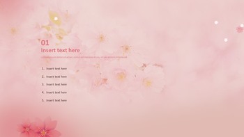 Cherry Blossoms - Google Slides Templates Free Download