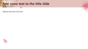 Cherry Blossoms - Google Slides Templates Free Download