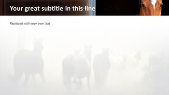 Free Google Slides Templates - Horse Riding Club