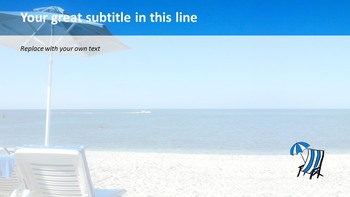 Google Slides Template Free - Relaxing Beach