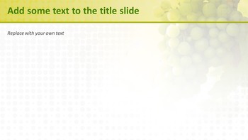 Google Slides Template Free Download - Green Grape Farm