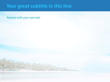 Sandy Beach - Free Google Slides Templates