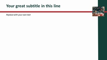 Free Google Slides Template - Christmas Tree