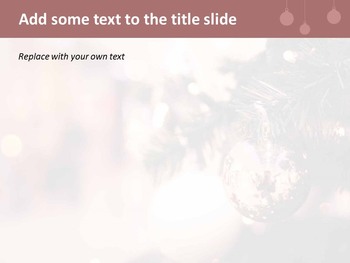Google Slides Templates Free Download - Romantic Christmas