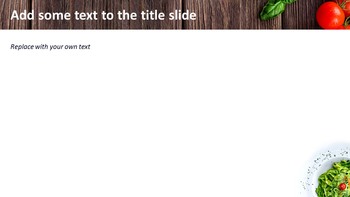 Italian Food - Free Presentation Template