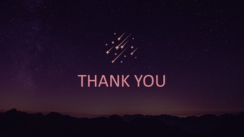 Starry Night Sky - Google Slides Template Free