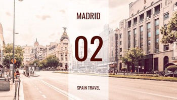 Spain Travel Google Presentation Slides