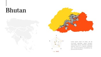 Asia Map Simple Presentation Google Slides Template