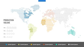 World Map Google Slides Template Design