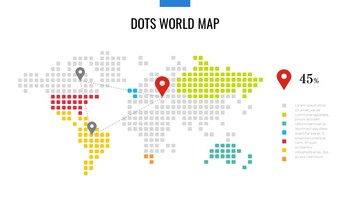 World Map Google Slides Template Design