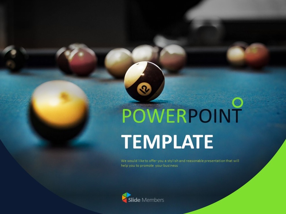 Billiards - Free PPT Template