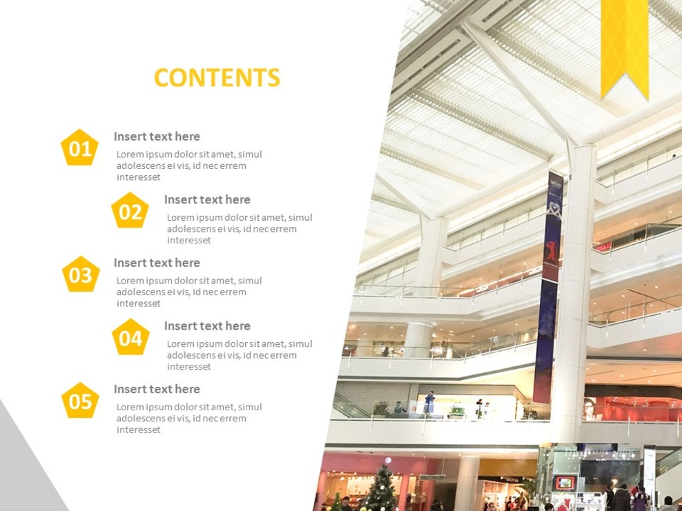 Free Design Template - Huge Shopping Center