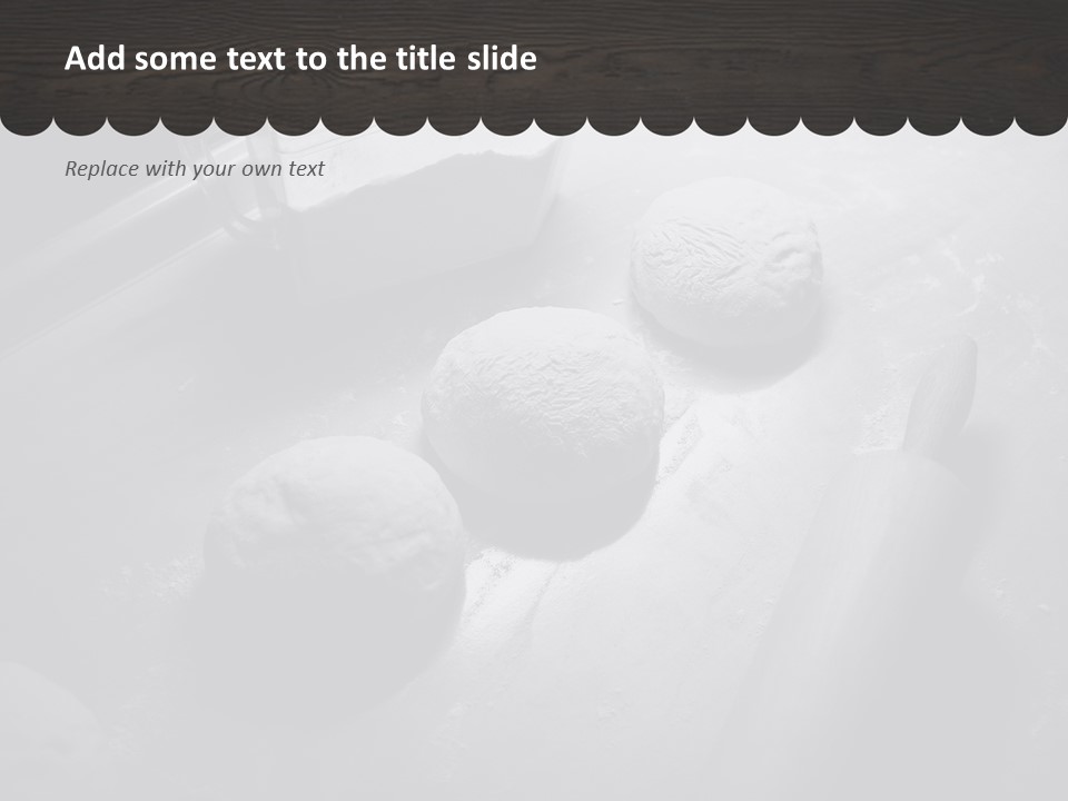 Free Powerpoint Template - Baking