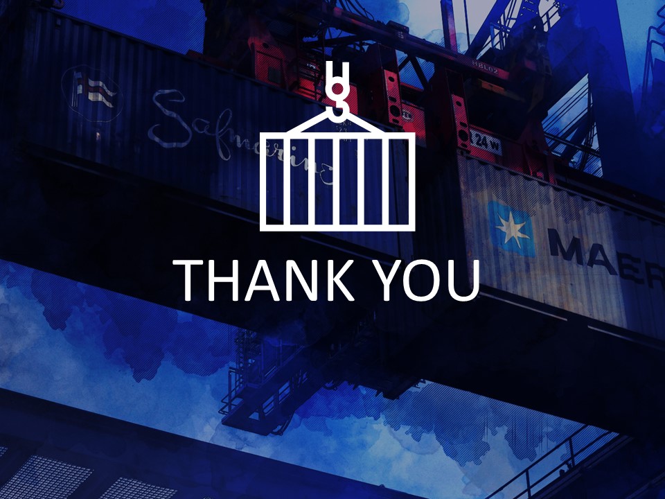 Free Powerpoint Template - Container|Slides