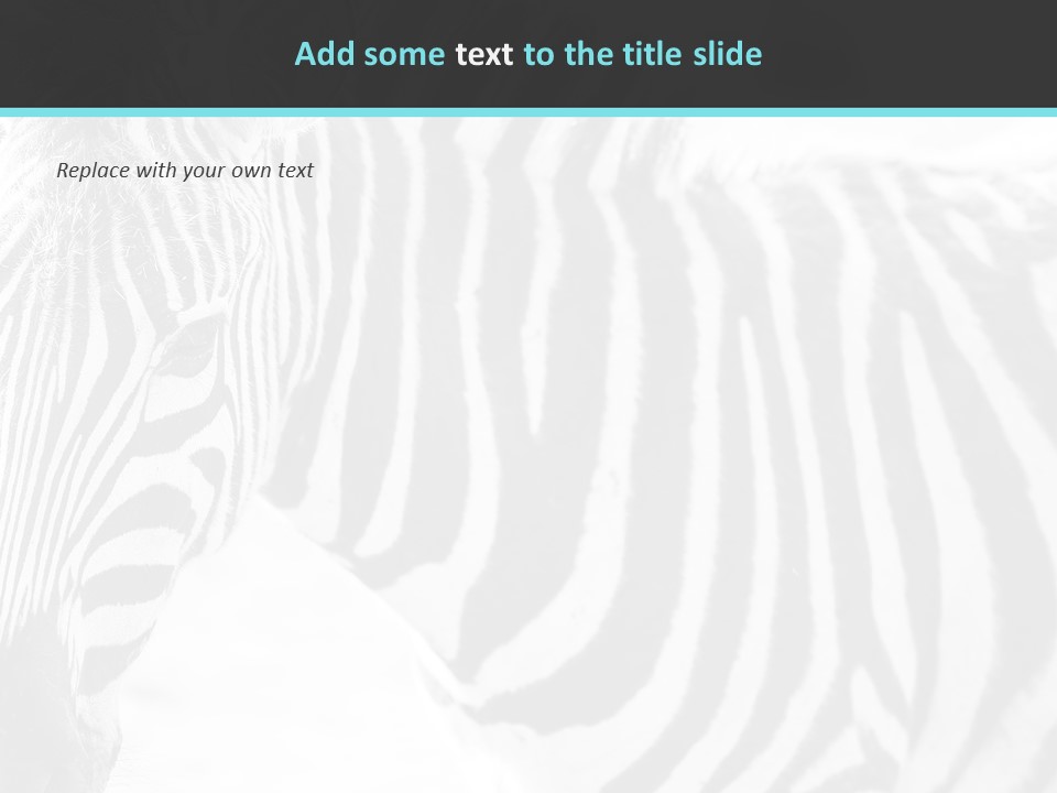 Free Powerpoint Template - ZebrA