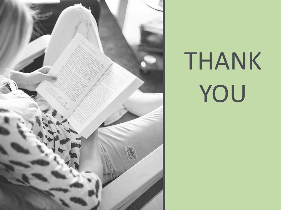 Free PPT Template - Peaceful Reading