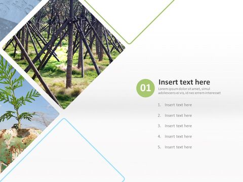 Modello PPT gratuito - Riposa all'ombra di un albero
