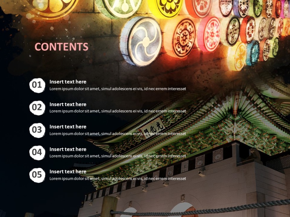 Free Presentation Templates - Beauty of Korea