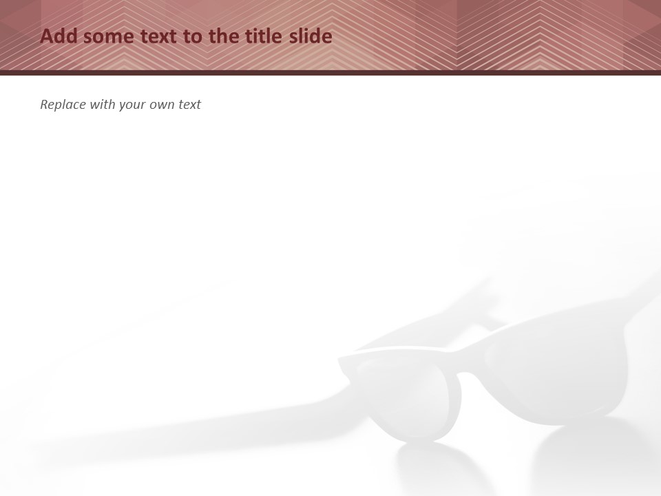 Sunglasses - Free Design Template