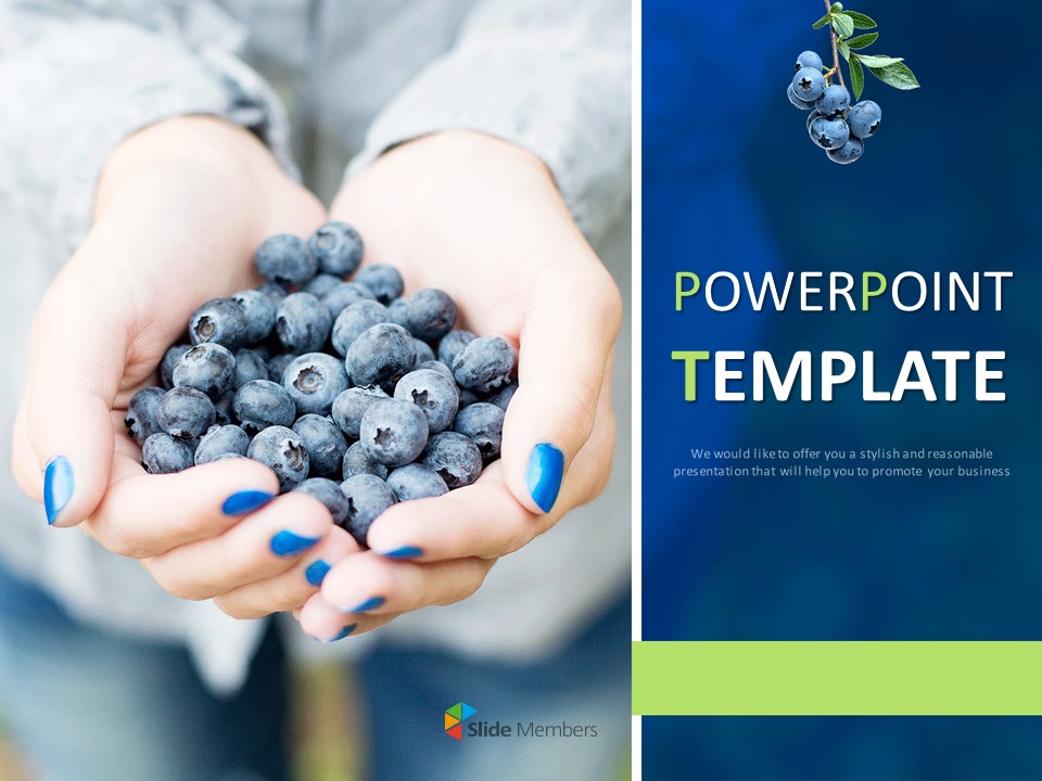 Superfood Blueberry - Free Powerpoint Sample