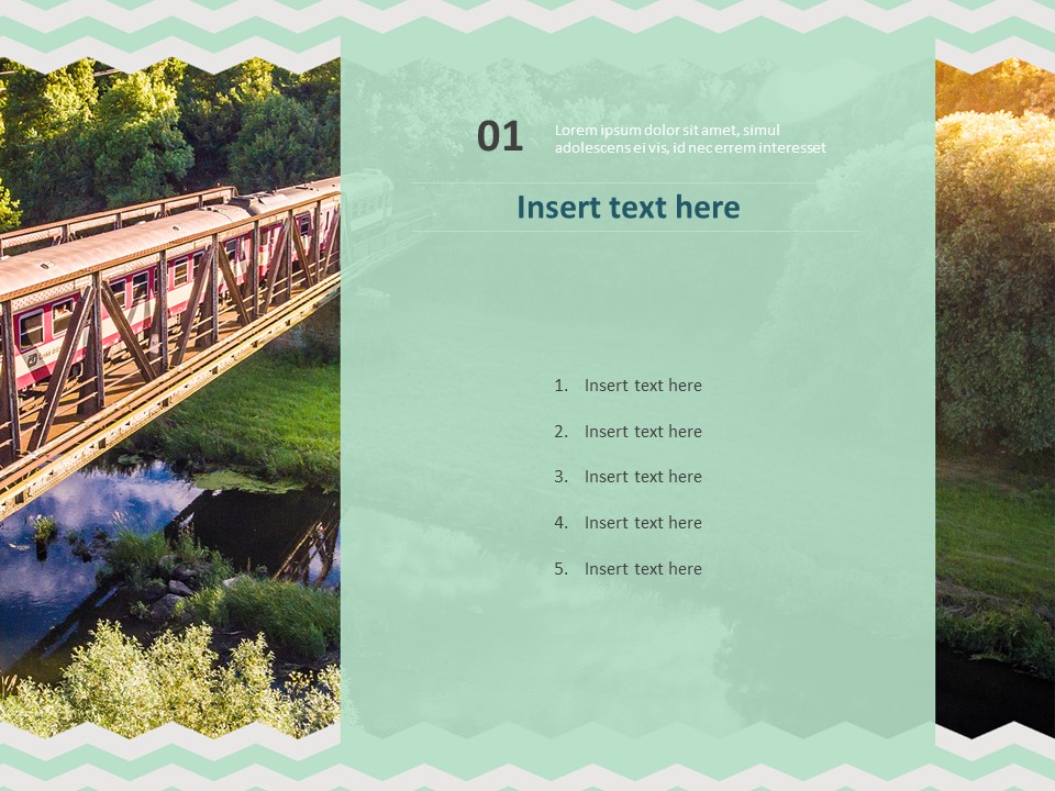 Train Trip - Free Powerpoint Templates Design