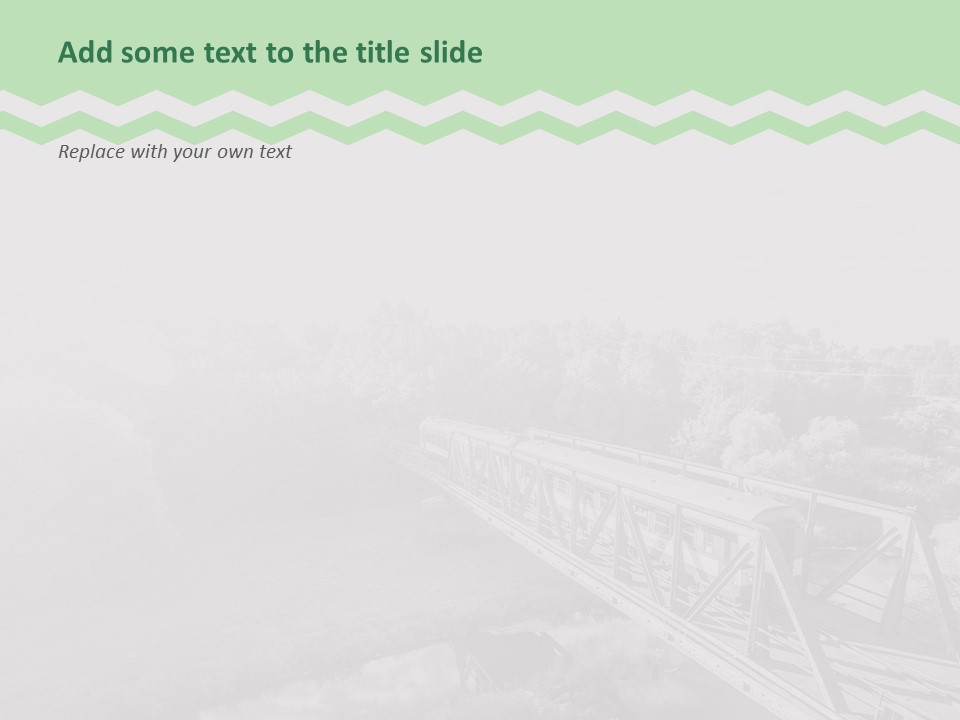 Train Trip - Free Powerpoint Templates Design