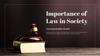 What is Law Easy PPT Template